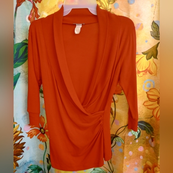 Body Central | Tops | Body Central Red Blouse Size M | Poshmark